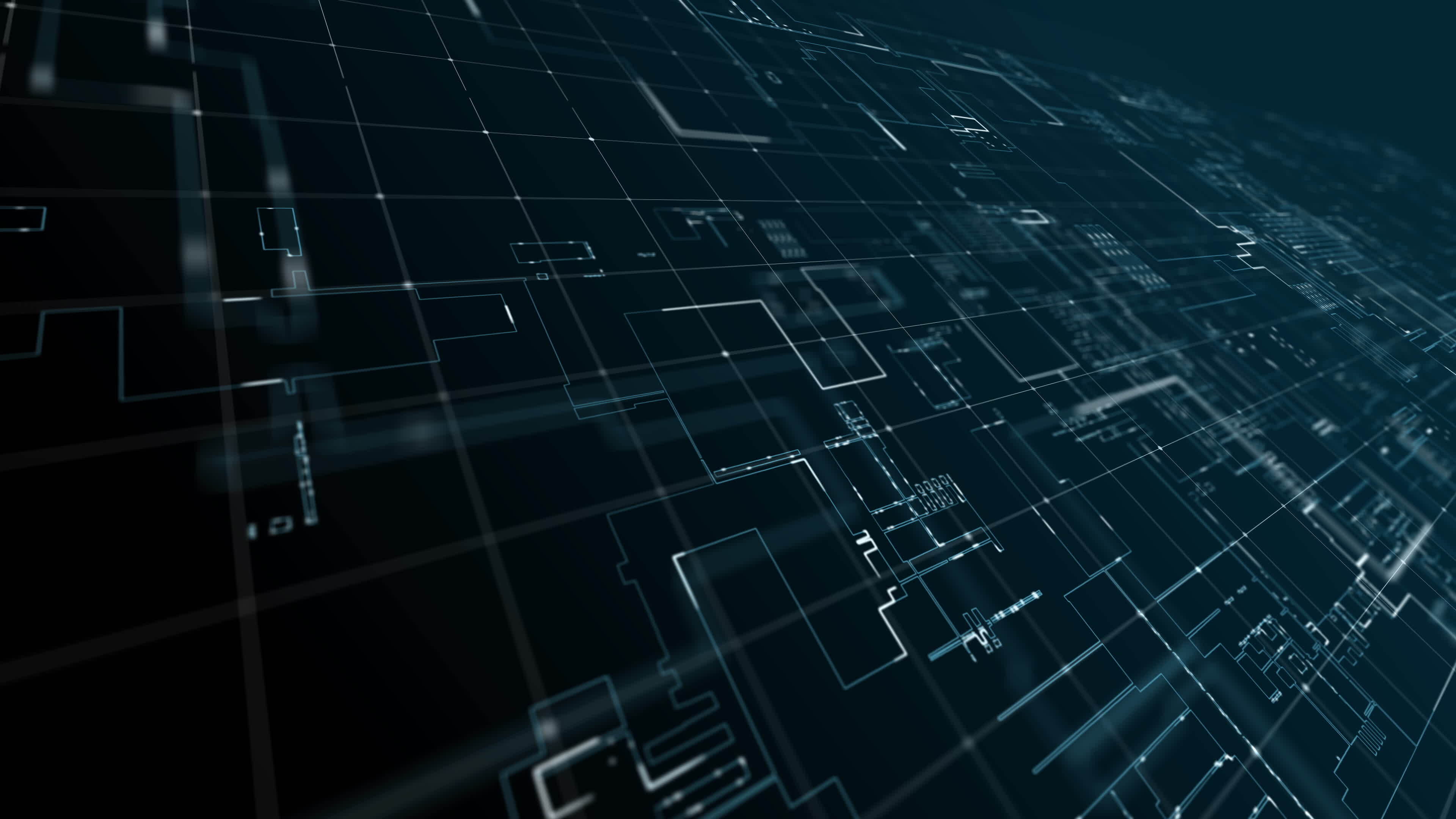 Abstract Circuit Line Digital Seamless Loop Motion Background 46821682