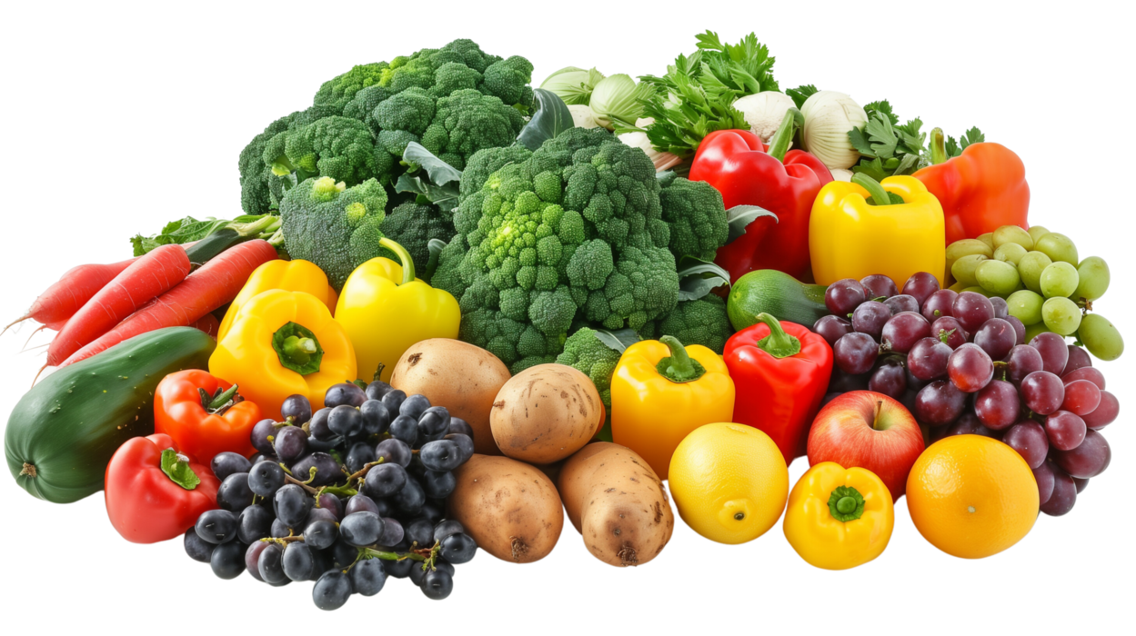 Fruits And Vegetables Background PNGs for Free Download