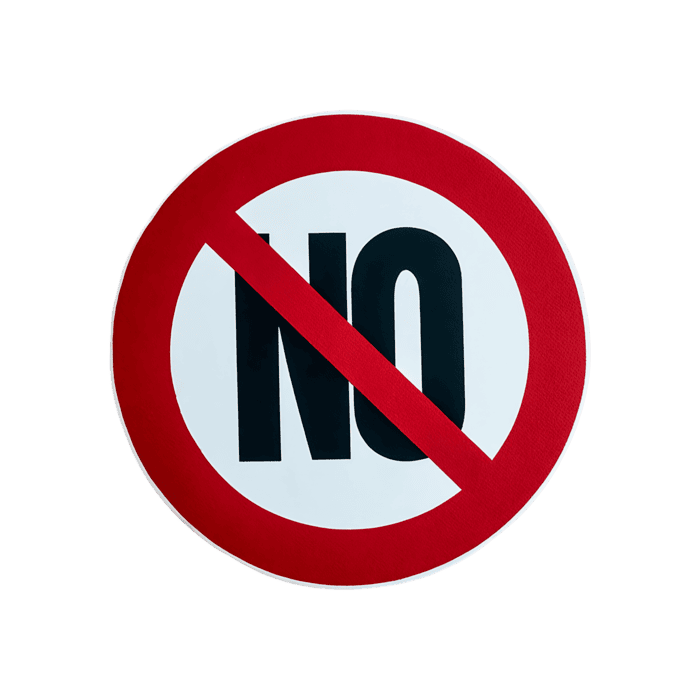 No Sign Transparent PNGs for Free Download