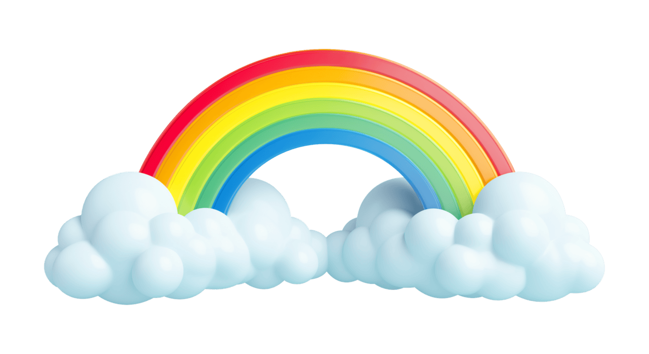 Rainbow Cartoon PNGs for Free Download