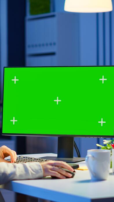 Green Screen Monitor Stock Photos, Images and Backgrounds for Free Download