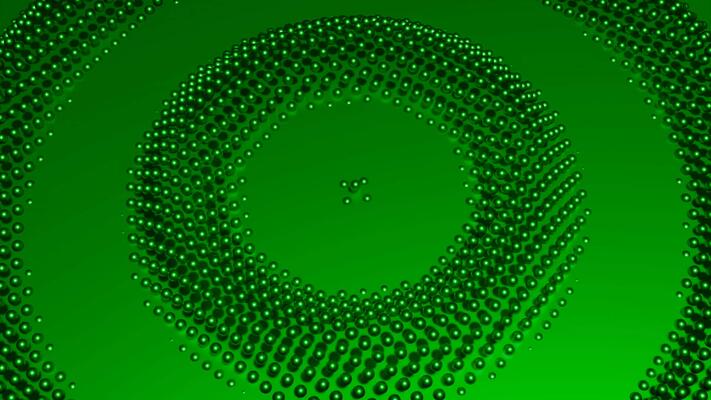 Green Orbs 4k Motion Background Stock Video Footage for Free Download