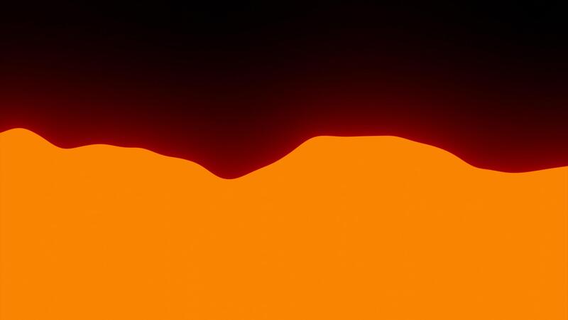 Background with colorful bright wave on black background. Design. Separation of background with ...