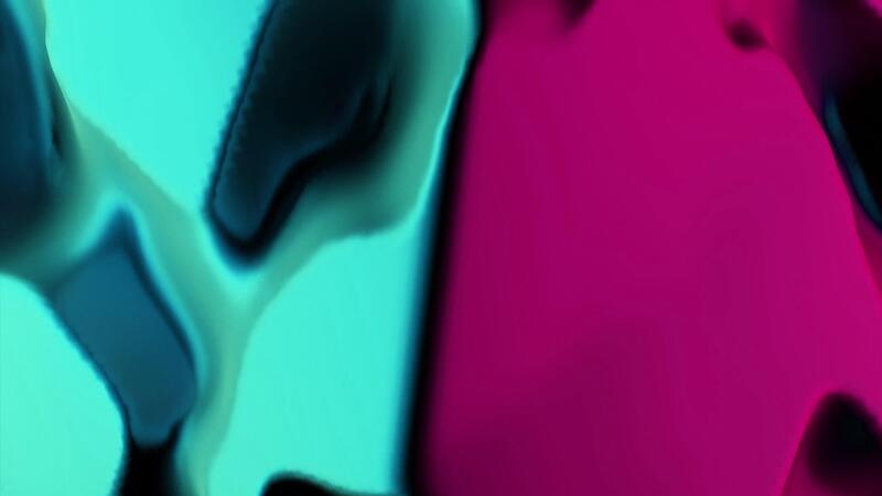 Multicolored merging paints. Design. Waterfalls of falling colors merging into one made in ...