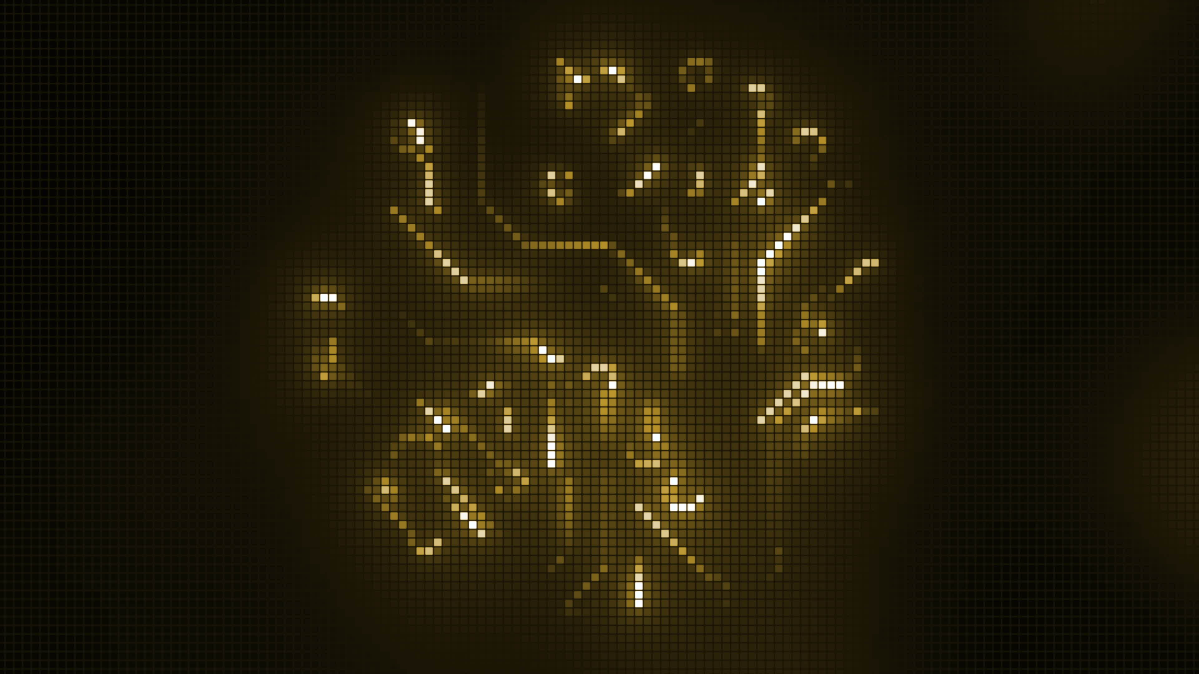 Circuit Board With Moving Electrons Motion Data Flow Loop Background