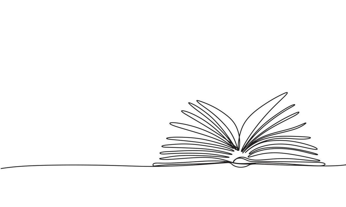 Open Book Line Art Vector Art, Icons, and Graphics for Free Download
