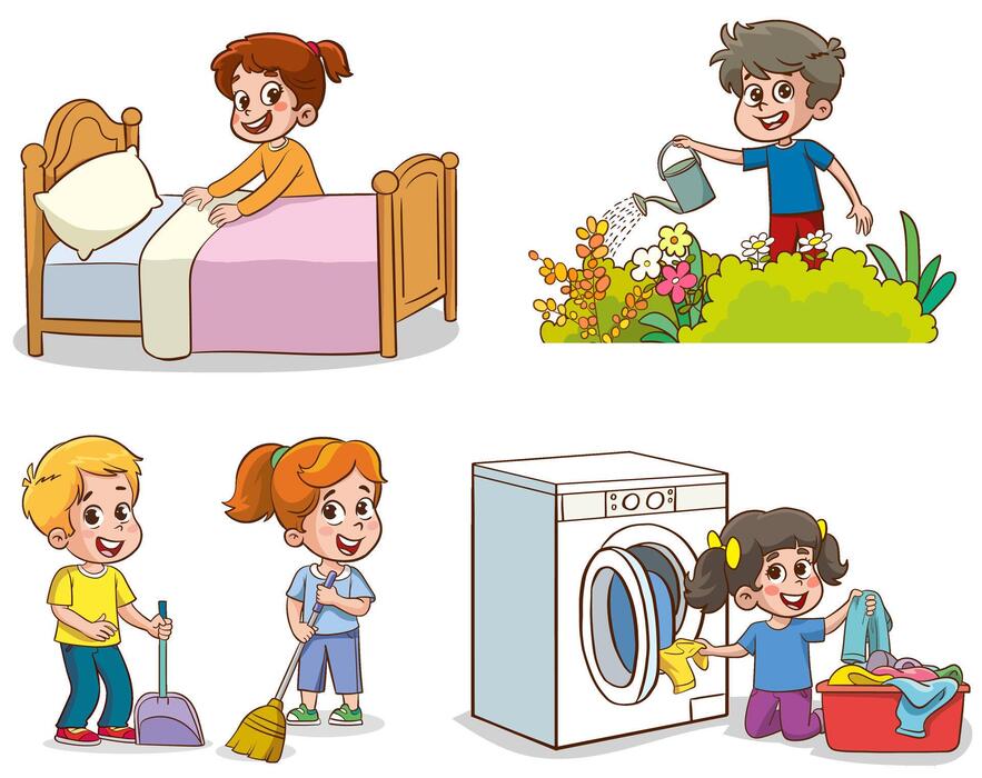 Household Chores Vector Art, Icons, and Graphics for Free Download