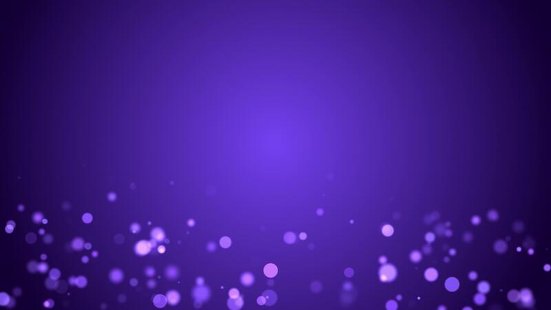4k Abstract loop bokeh background with light particles on purple background. animated frames ...