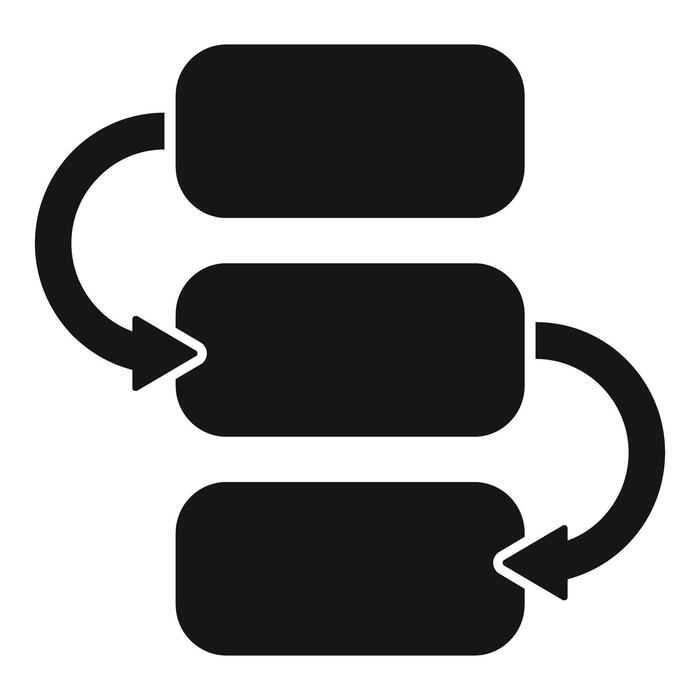 Process Flow Icon Vector Art, Icons, and Graphics for Free Download