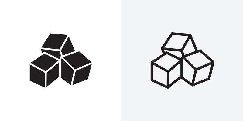 Sugar Cube Icon Vector Art Icons And Graphics For Free Download