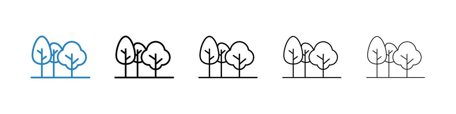 Oak Tree Line Vector Art, Icons, and Graphics for Free Download