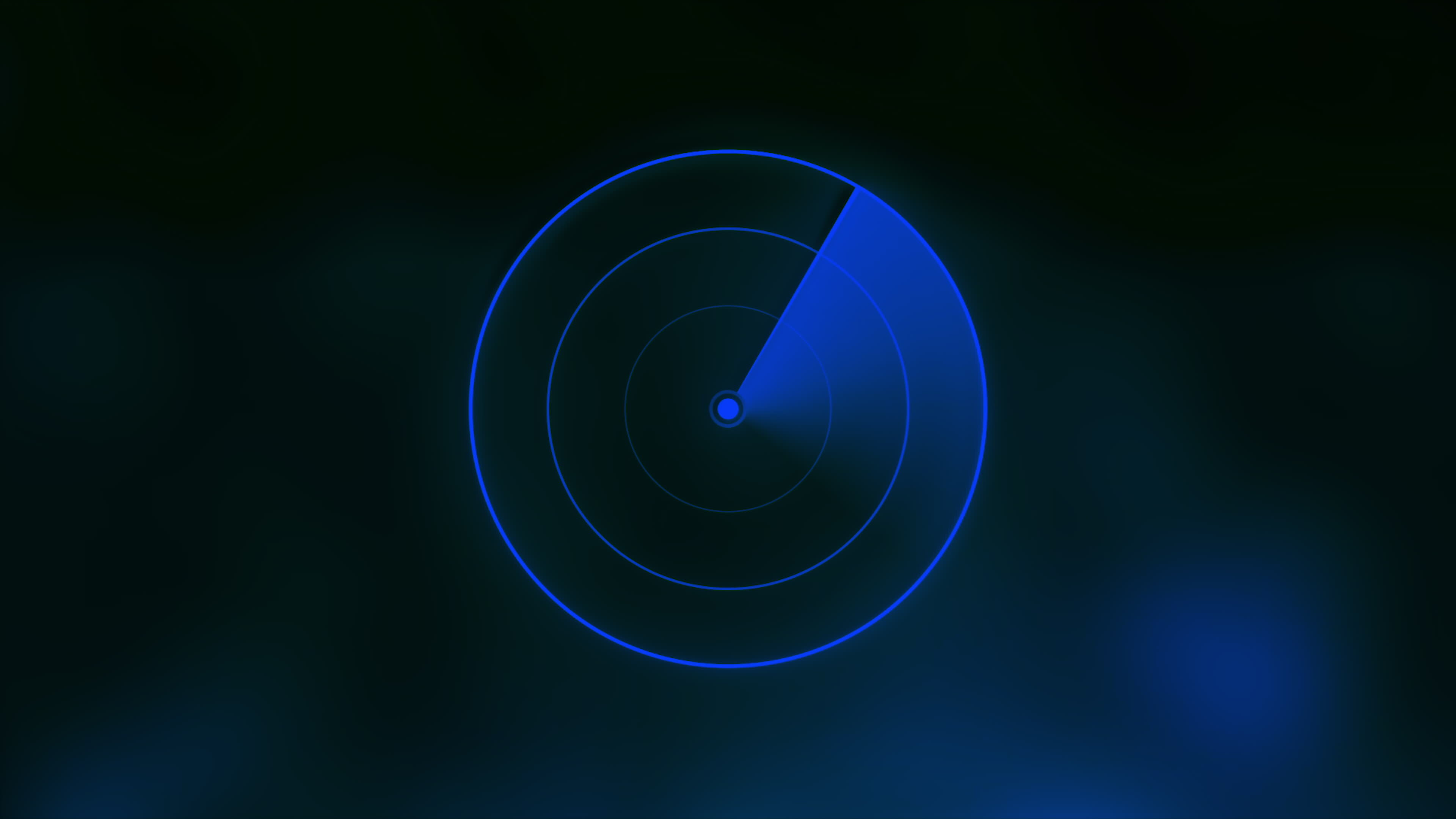 Blue Radar Navigation Is Looking For Objects Motion Simple Radar