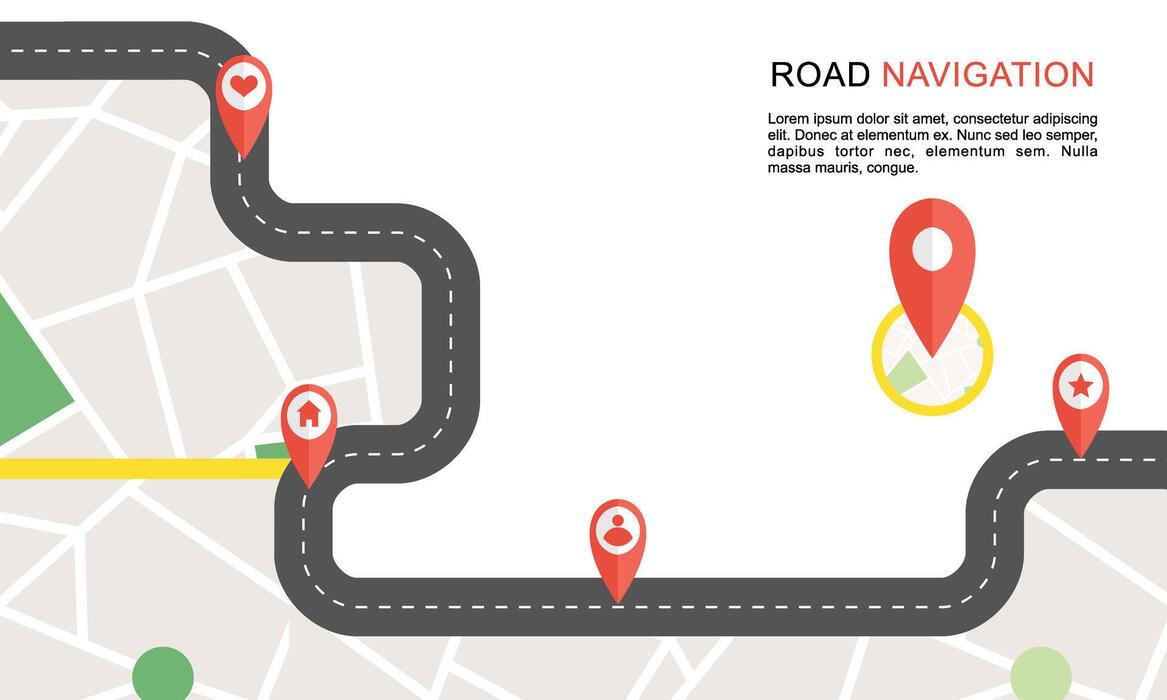 Road Map Diagram Vector Art, Icons, and Graphics for Free Download