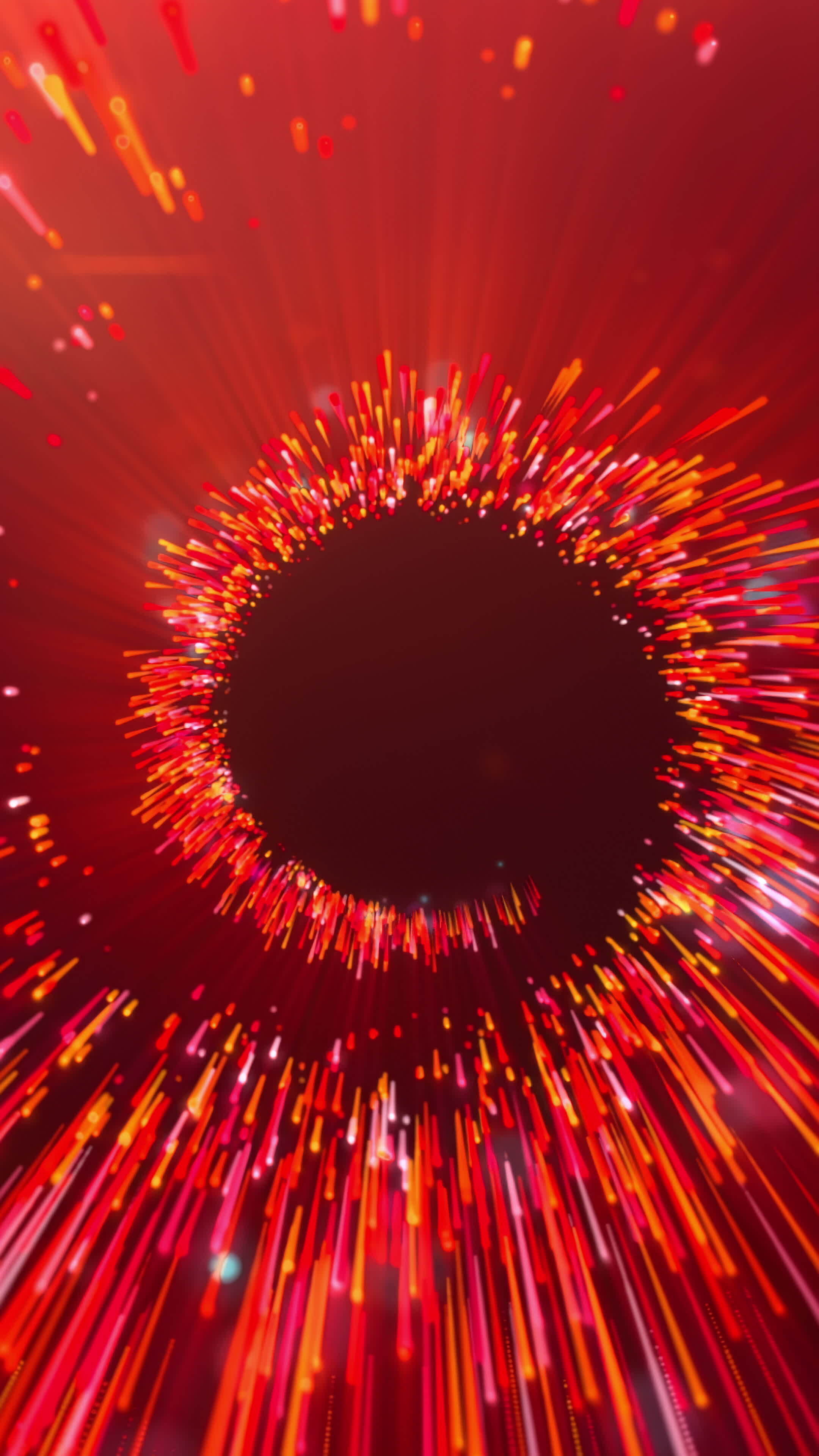 Red and blue background . Motion . Bright animation with white lines ...