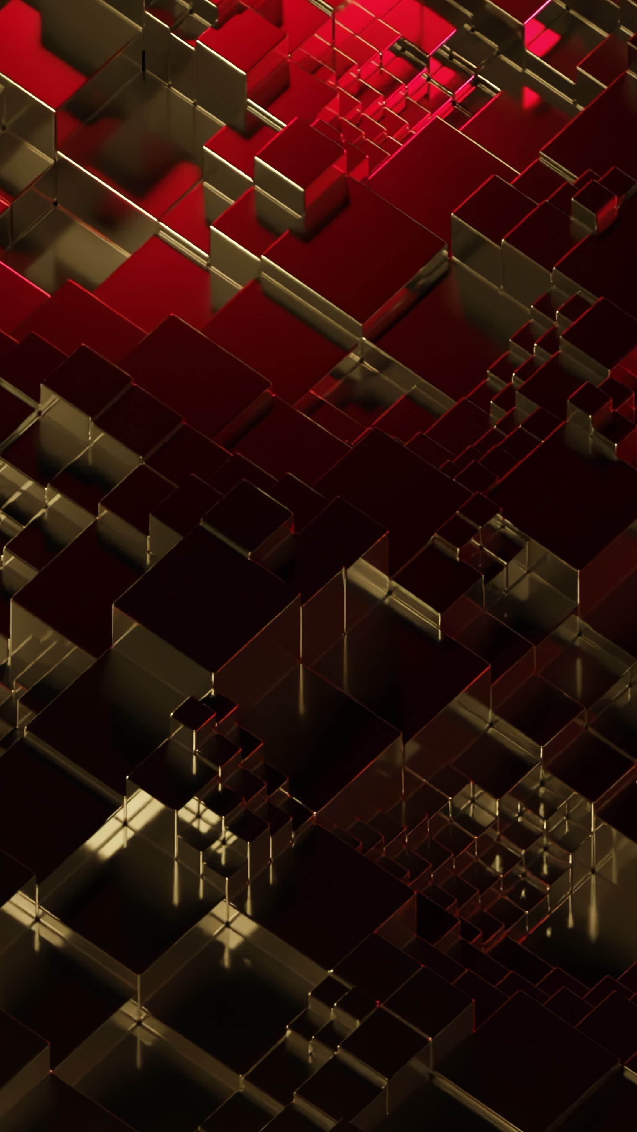 Space With Wave Distortions And Square Shapes Design Distortion Waves Move In Square Shape