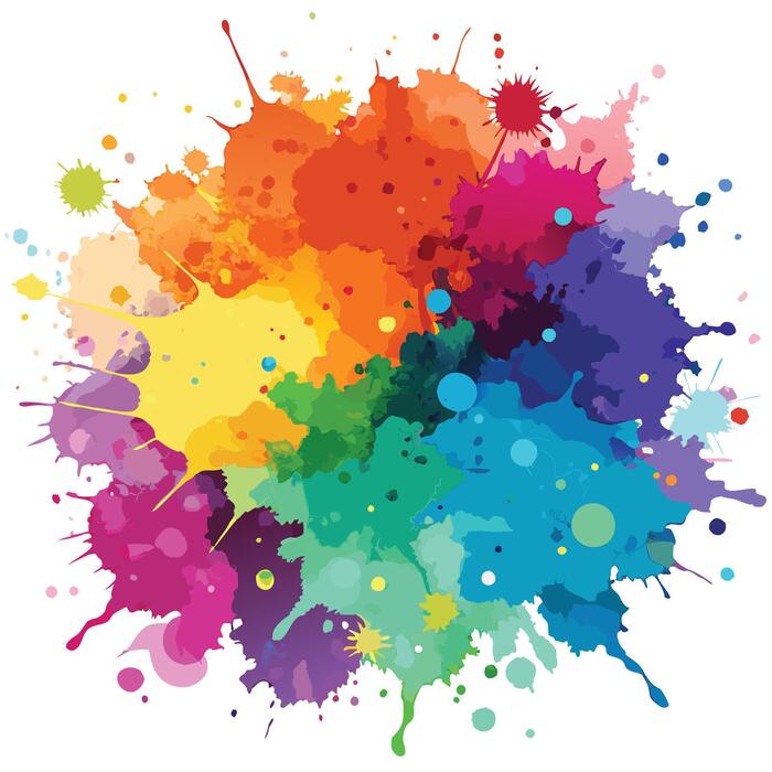 Colorful Paint Splash Vector Art, Icons, and Graphics for Free Download