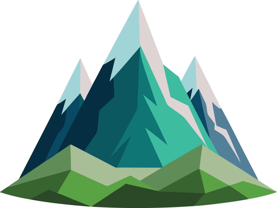 Simple Mountain Vector Art, Icons, and Graphics for Free Download