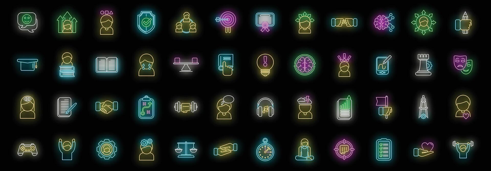 Neon Icons Vector Art, Icons, and Graphics for Free Download