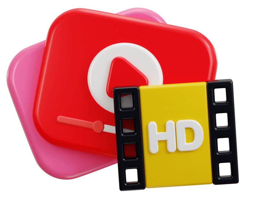 Youtube 3d PNGs for Free Download