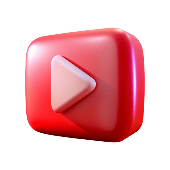 3d Youtube Logo PNGs for Free Download