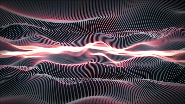 Abstract Wave Loop Stock Video Footage for Free Download