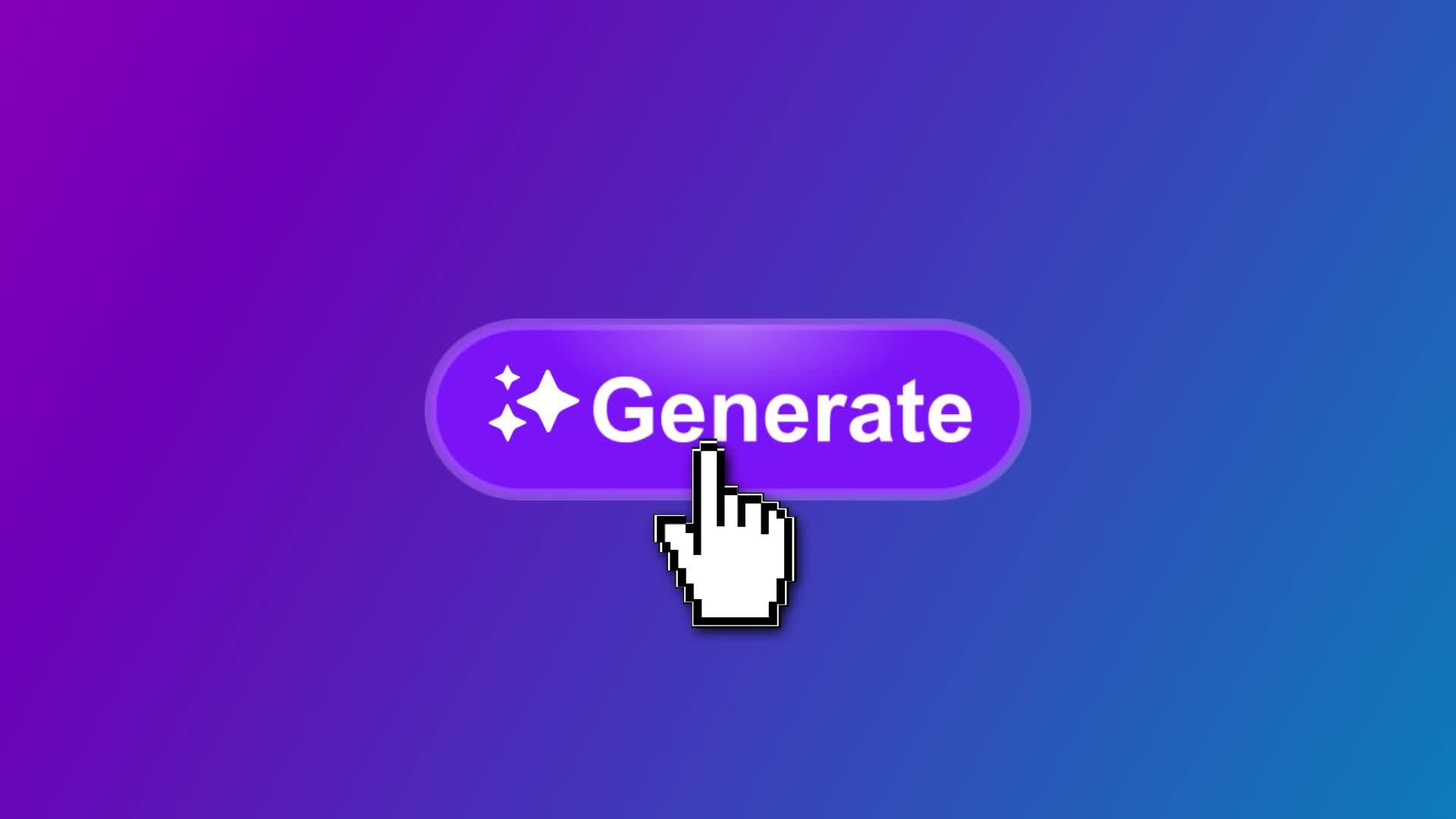 Animation Of Clicking Ai Generate Button 47375600 Stock Video At Vecteezy