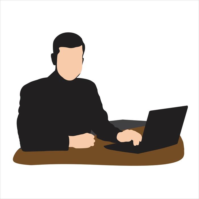 Business Man Computer Vector Art, Icons, and Graphics for Free Download
