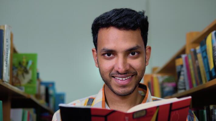 Student With Book Stock Video Footage for Free Download