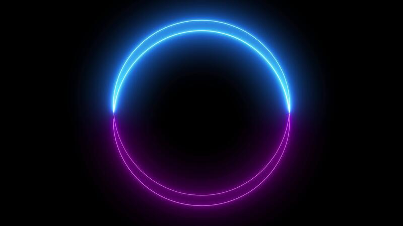 neon Loading Circle, . Download progress, preloaded animation web design template, interface ...