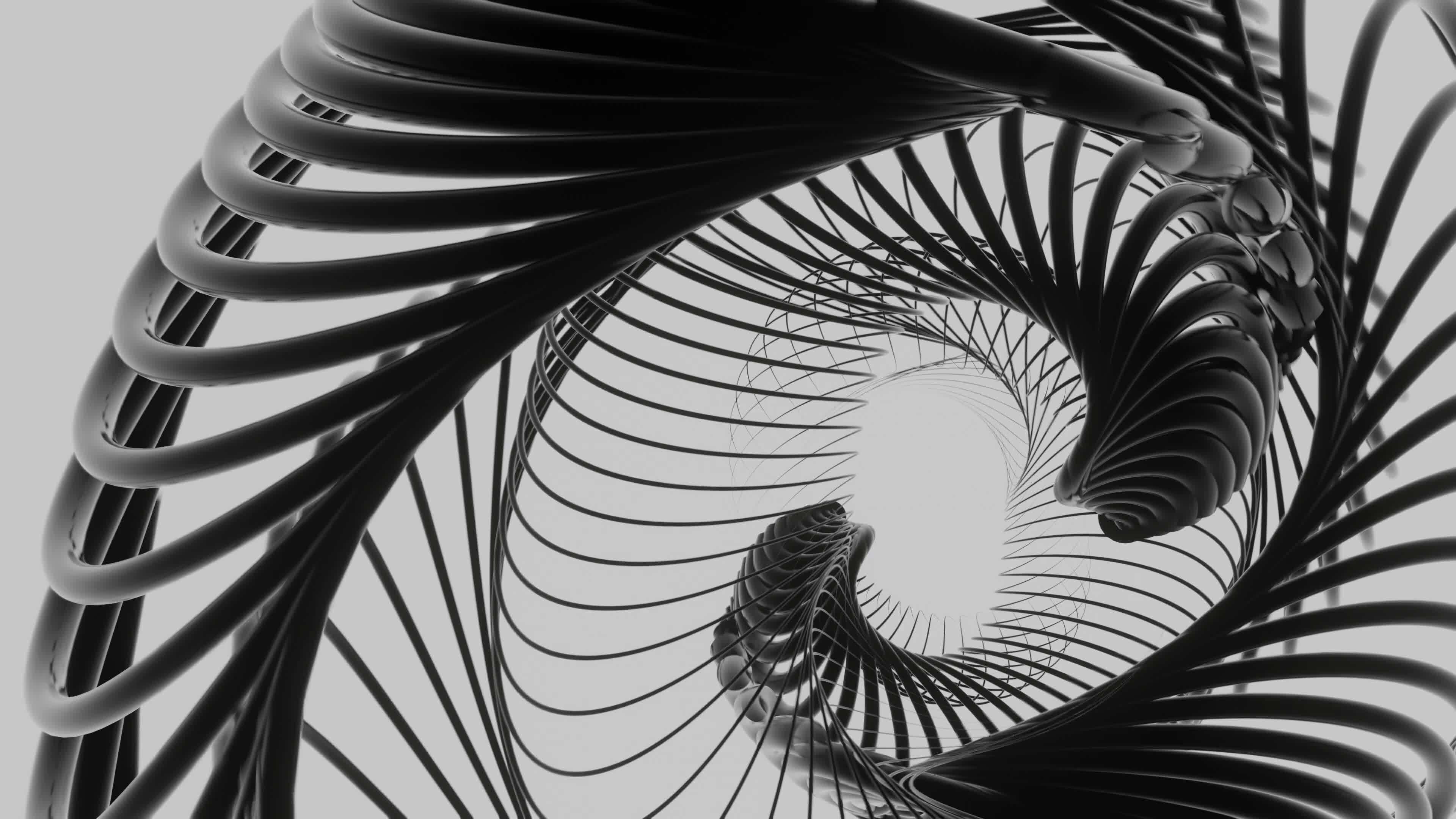 Abstraction Monochrome Animation 3d Rendering 47387168 Stock Video At Vecteezy