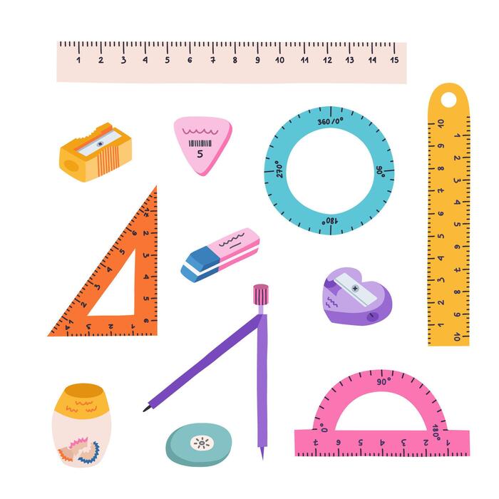 School Math Tools Vector Art, Icons, and Graphics for Free Download