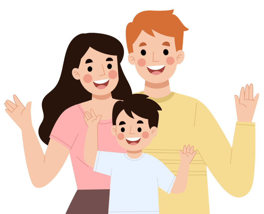 Cartoon Family PNGs for Free Download