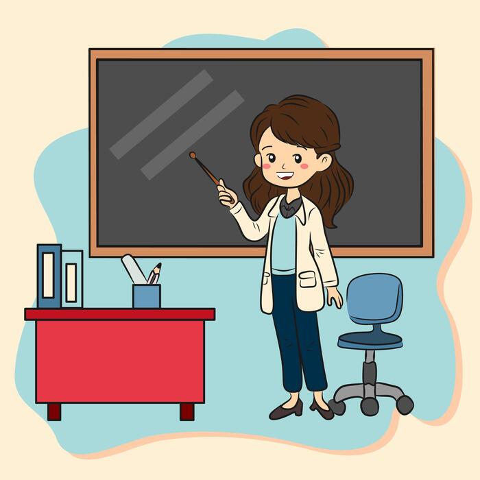 Cute Teacher Vector Art, Icons, and Graphics for Free Download