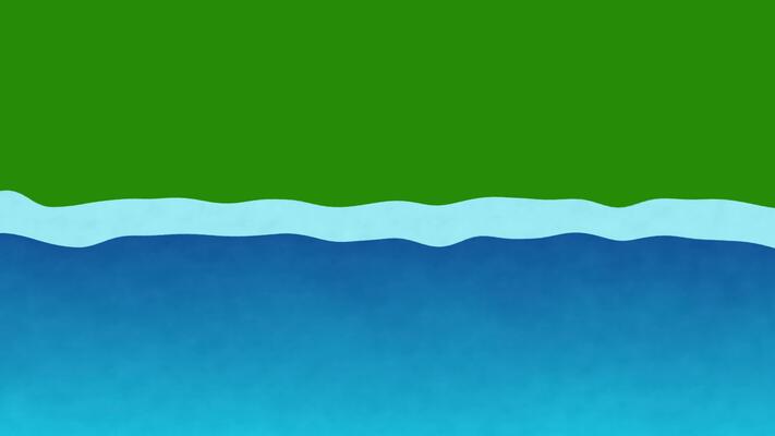 Ocean Waves Animated Stock Video Footage for Free Download