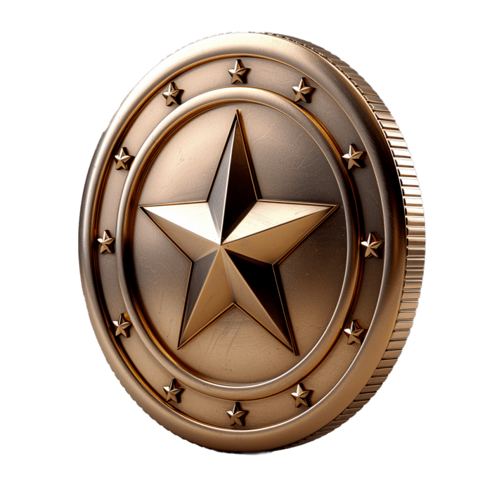 Star Coin PNGs for Free Download