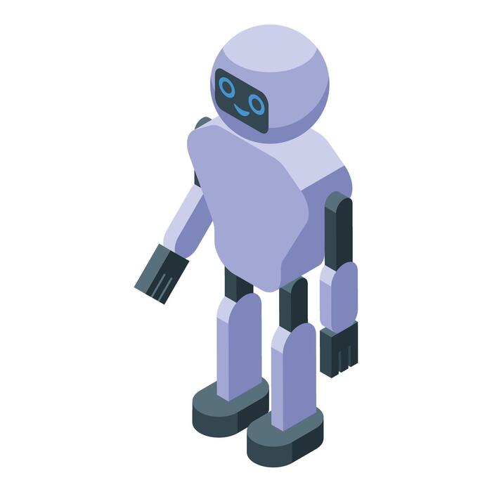 Isometric Robot Vector Art, Icons, and Graphics for Free Download