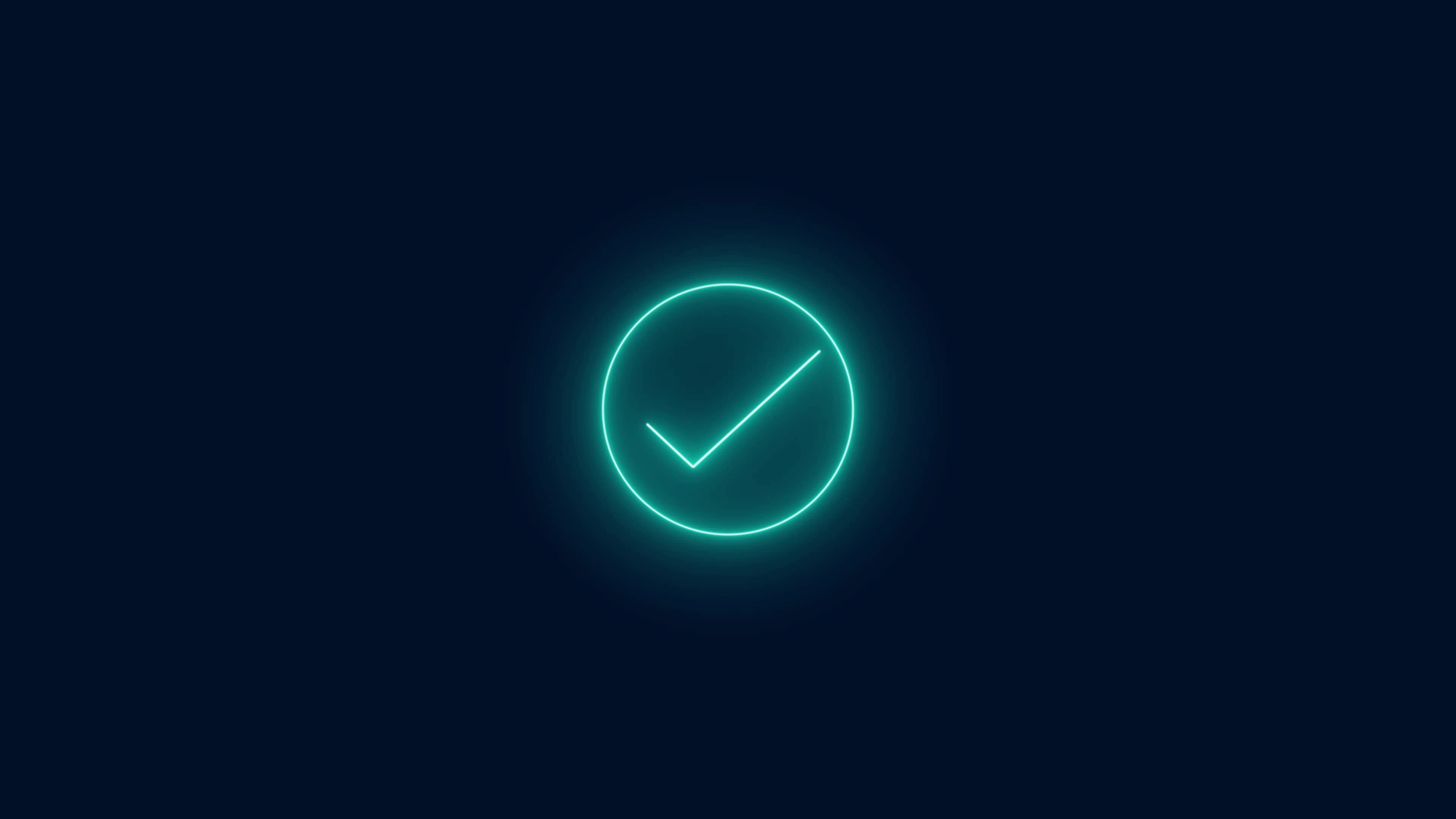 checkmark inside a circle animated. glowing neon line check mark icon animation. 47449175 Stock ...
