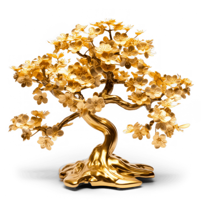 Gold Tree PNGs for Free Download