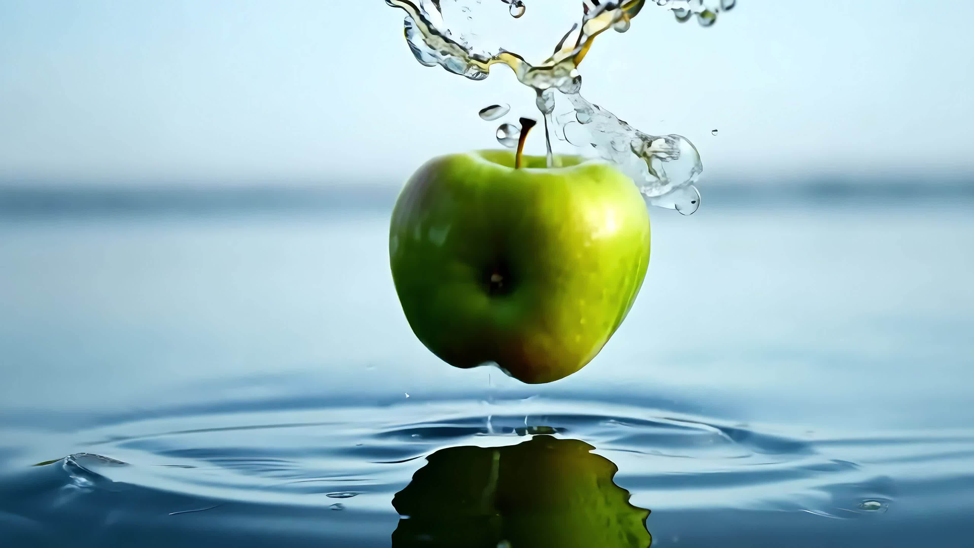 Green Apple Splashing into Water. 47458215 Stock Video at Vecteezy Green Apple Splashing into Water. 47458215 Stock Video at Vecteezy
