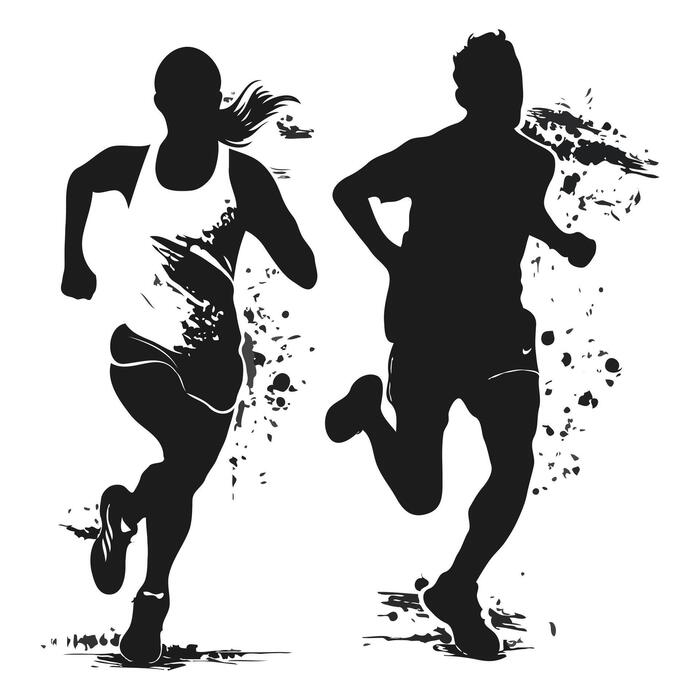 Cross Country Running Vector Art, Icons, and Graphics for Free Download