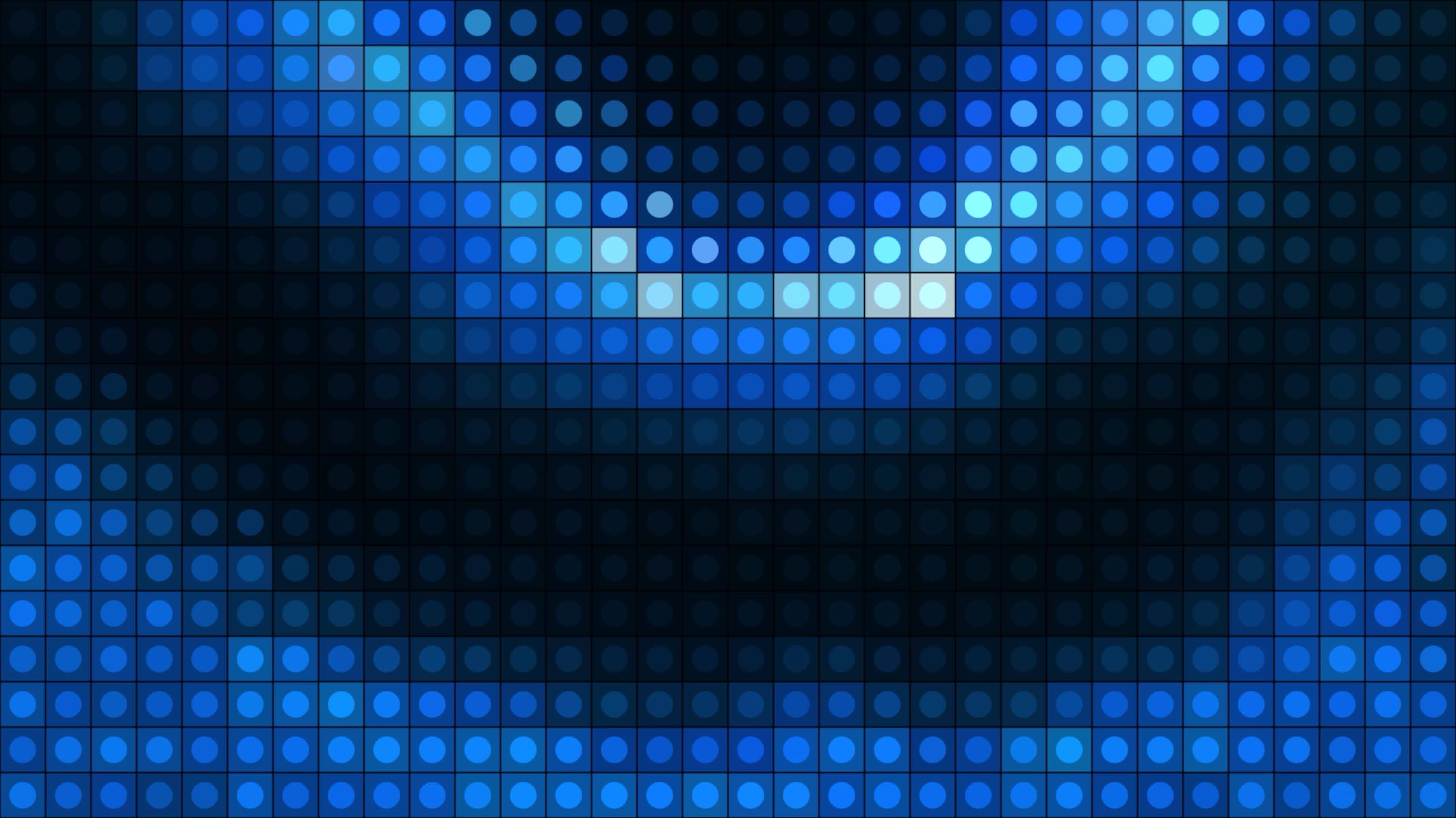 Abstract pixelated screen with arcuate fluctuating shapes. Motion ...
