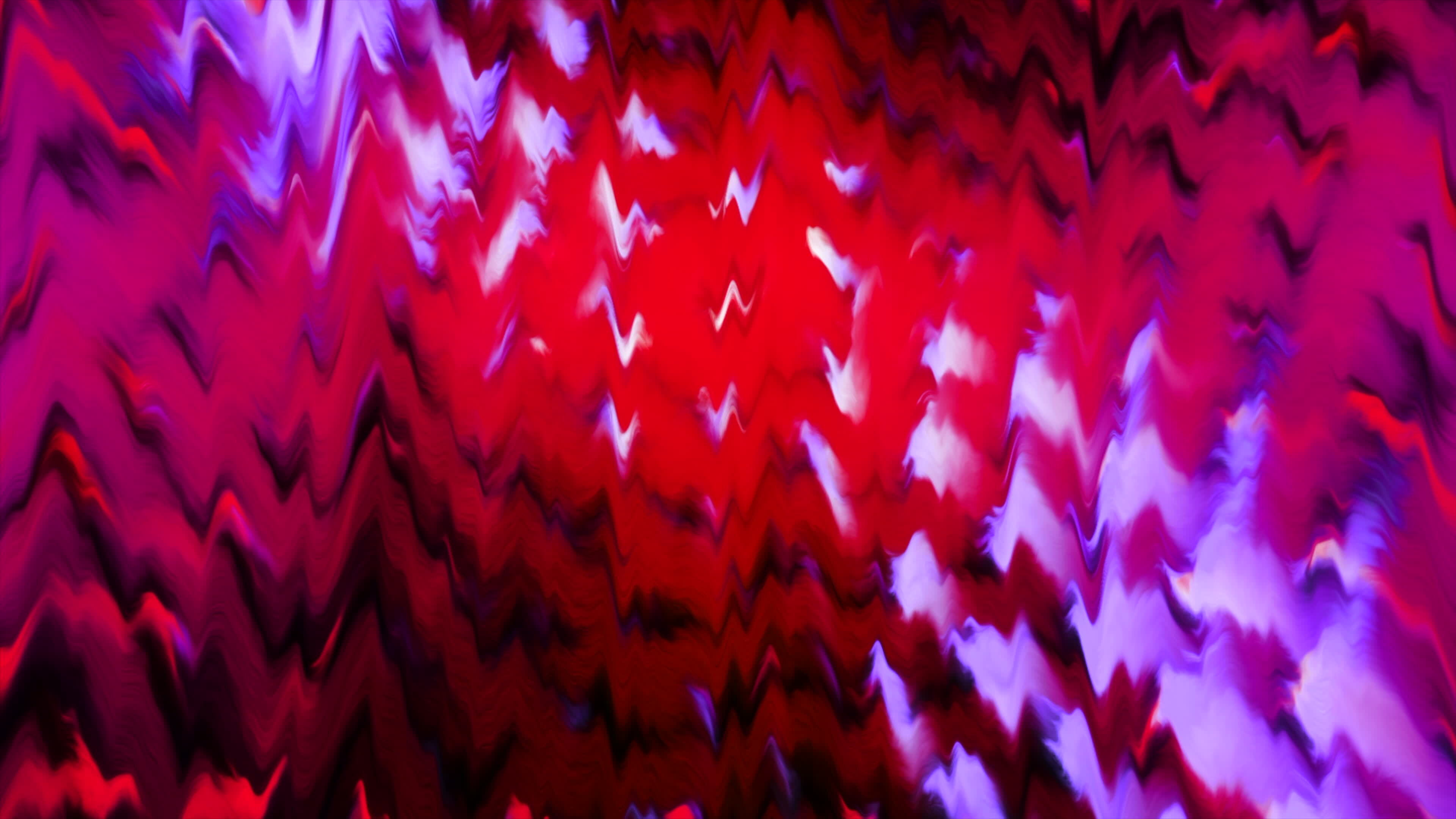 Endlessly Flowing Kaleidoscopic Zigzag Pattern Motion Rotating Slowly