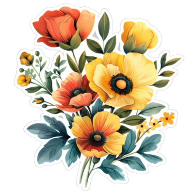 Stickers Flores Png Para Descargar Gratis