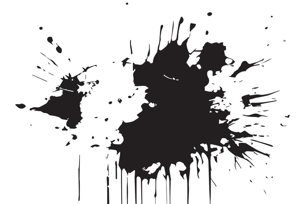 Black Paint Splatter Vector Art, Icons, and Graphics for Free Download