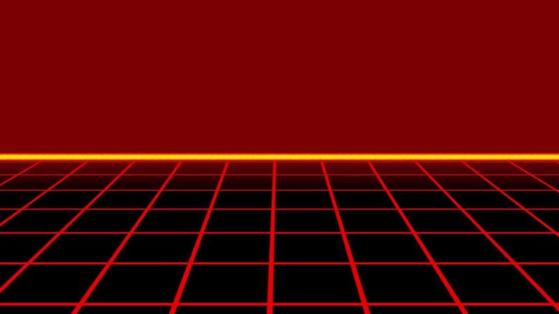 Retro Futuristic Red Grid Background Animation 47550694 Stock Video at Vecteezy
