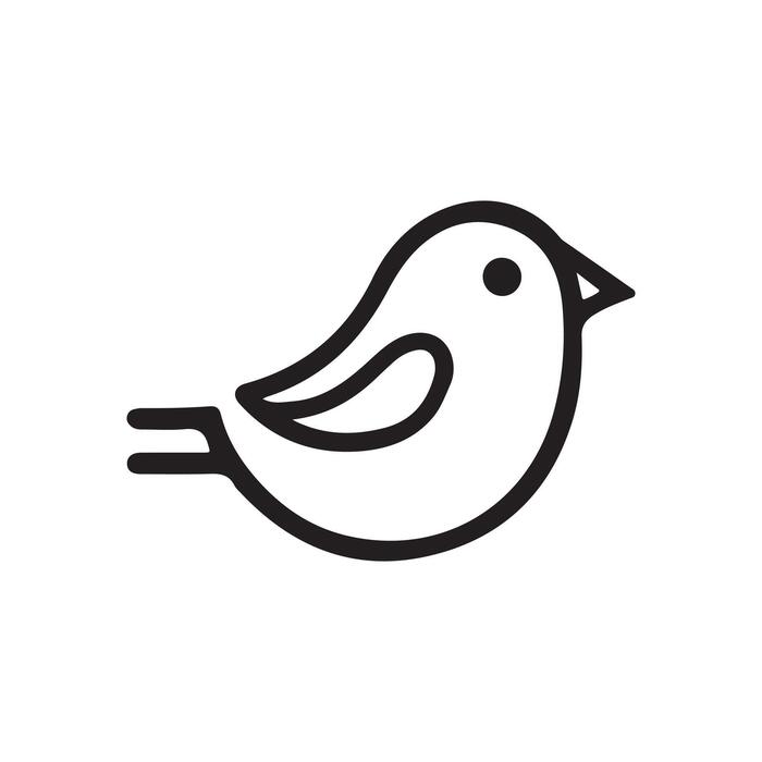 Simple Bird Icon Vector Art, Icons, and Graphics for Free Download