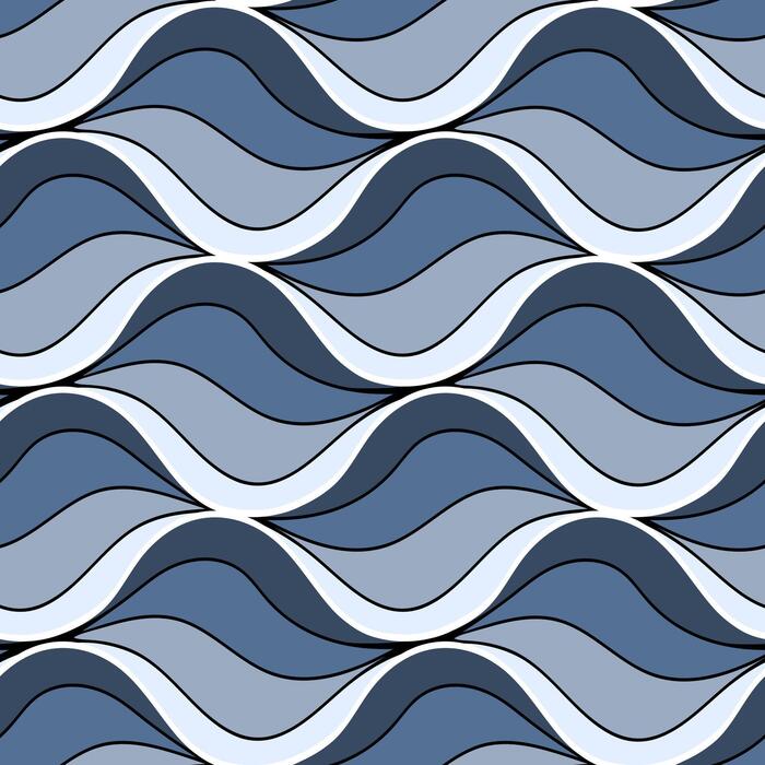 Seamless Wave Pattern Vector Art, Icons, and Graphics for Free Download