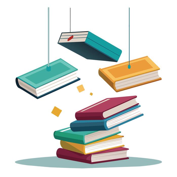 Libros Volando Vectores, Iconos, Gráficos y Fondos para Descargar Gratis