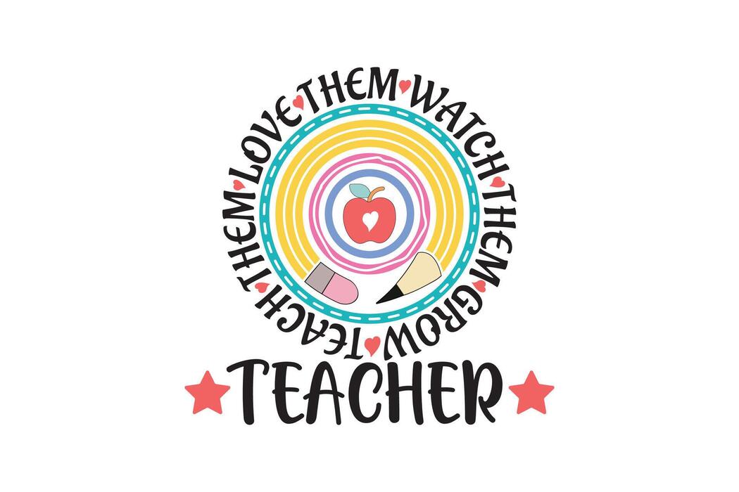 Teacher Rainbow Vector Art, Icons, and Graphics for Free Download