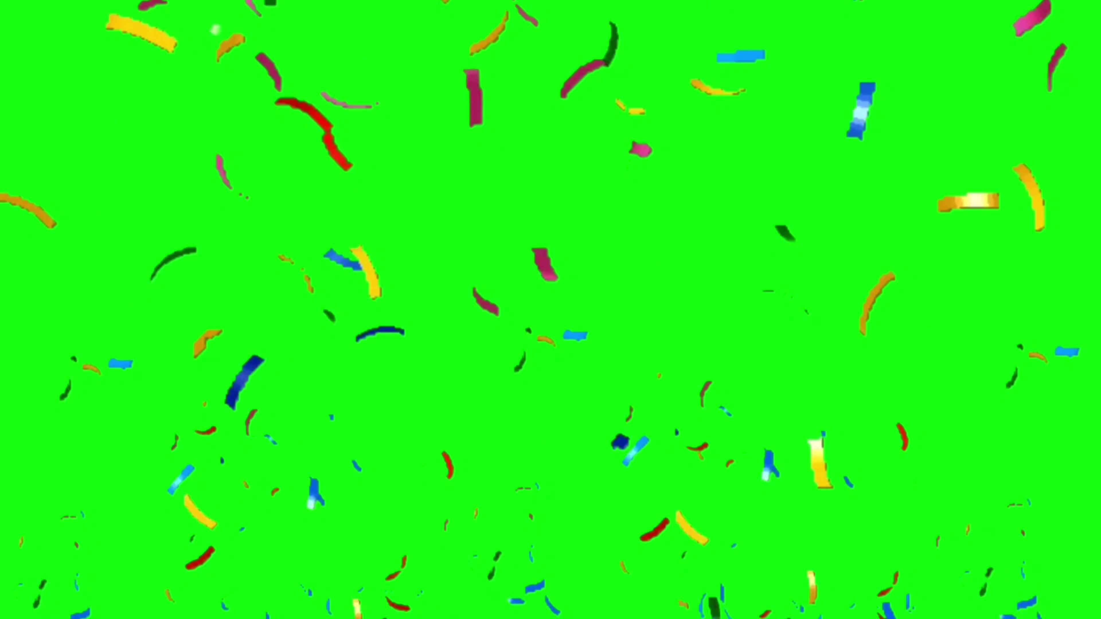 Confetti green screen 47588355 Stock Video at Vecteezy